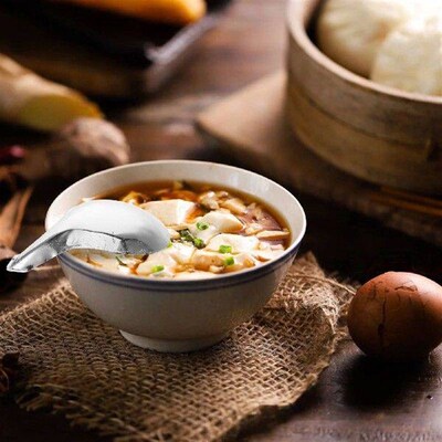Tofu Brain Spoon Spoons Ramen Tablespoon Hotpot Ladle Soup