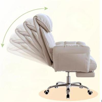 Executive Office Chair Reclinable Seat Fashion with Leg Rest