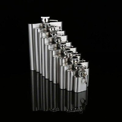 High Quality Stainless Steel Hip Flask Flagon Portable Wine