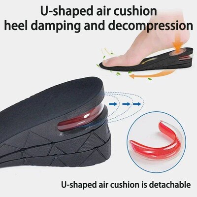 1Pair Height Increase Insole for Feet 3cm 5cm 7cm 9cm Variab