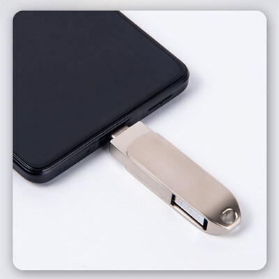 2 in 1 USB Type-C 3.1 U Disk Flash Drive Memory Stick metal