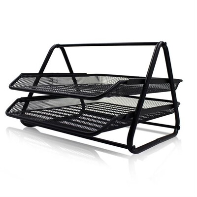 thickened metal file frame desktop storage box folder rack
