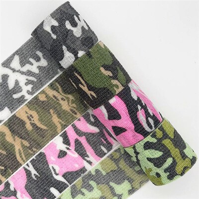 4.8m Hunt Disguise Elastoplast Camouflage Elastic Wrap Tape