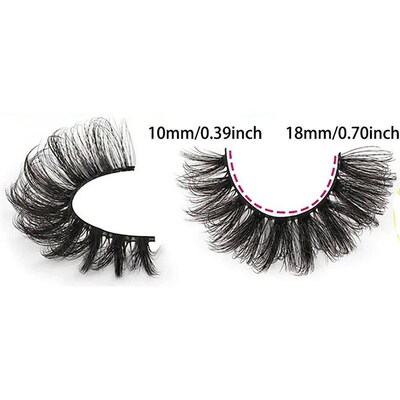 7 Pairs False Eyelashes Wispy Lashes Natural Look Fake Eyela