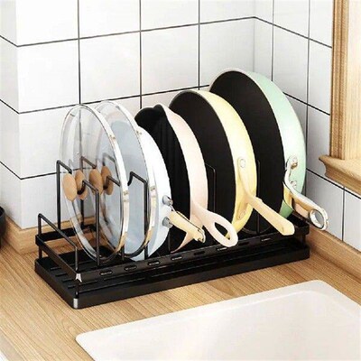 Ventilated Kitchen Shelf Adjustable Small Dish Drying Rack