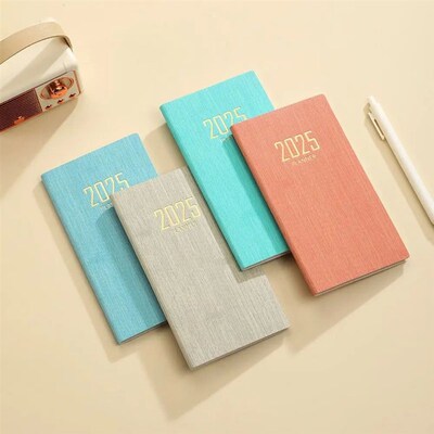 2025 A6 Agenda Book Mini Portable Diary Weekly Planner Noteb