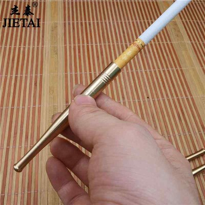 Brass Coarse Medium Thin Three-use Cigarette Holder Pure