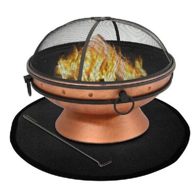 Round Fiberglass Silicone Mats Nonstick Grilling Pad Round