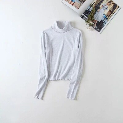 3002-18 Autumn Fan Slim Fit Small Lapel Fungus Side Long Sle