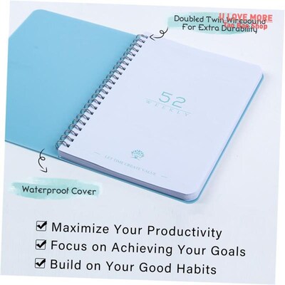 A5 Agenda Planner Notebook Secret Diary Weekly Goal Habit Sc