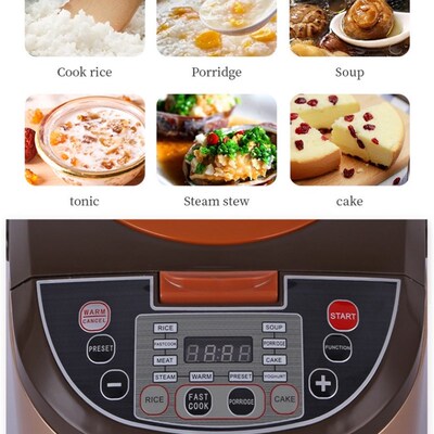 English button multipurpose Electric Rice cooker5L 电饭锅保