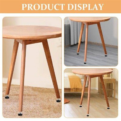 Table Legs Adjustable Furniture Levelers Rubber Feet for