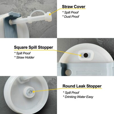 Silicone Spill Proof Stopper Set of 3 Compatible for Stanley