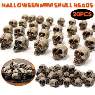 10/20Pcs Gothic Skull/ Mushroom Sculptures Collectable Hallo