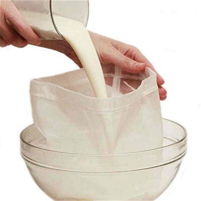 Nut Milk Bag  Nylon Cheese Cloth Bag Strainer Almond Filter