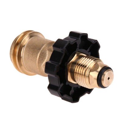 Universal Fit Gas Adapter Converts with Valve Gas Bottle