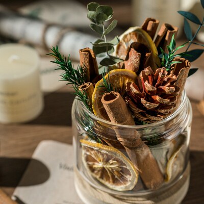 Christmas Potpourri Bowl Filler Decorative