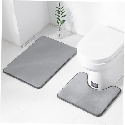 HouseHold batHroom carpet floor mat toilet floor mat flannel