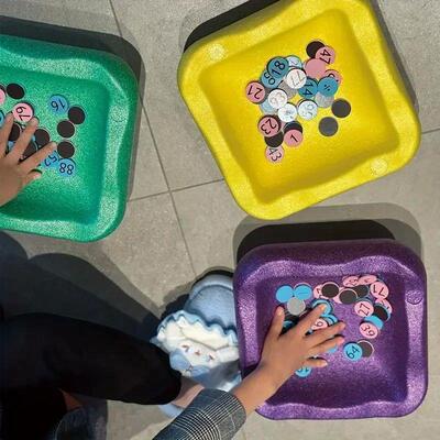 Balance Crossing Stepping Stones, Balance Training, School E