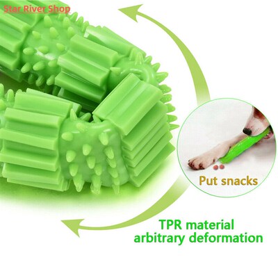 Pet Dog Chew Toy For Aggressive Chewers Treat Dispensing Rub