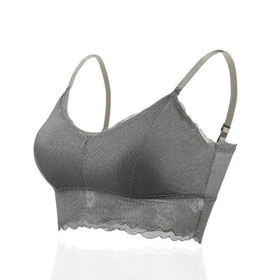 Little fairy beauty back lace strapless bra anti-exposure in