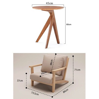 Modern Accent Chair with Lumbar Pillow,Upholstered Armchair,