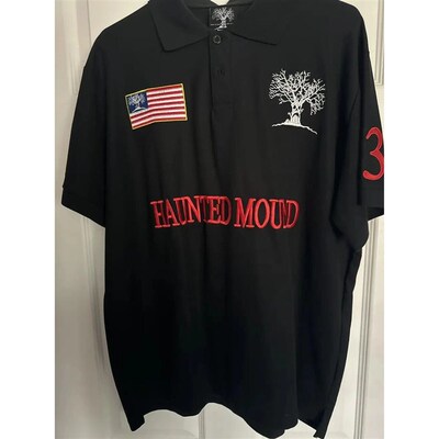 Haunted Mound  Shirt America Retro Sreet Hip Hop Short Sleev