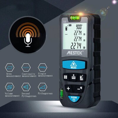 MESTEK 50M/100M Laser Rangefinder Laser Distance Meter Diast