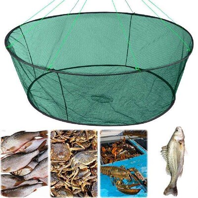 Foldable Fishing Net Portable Crab Net Hand Casting Cage