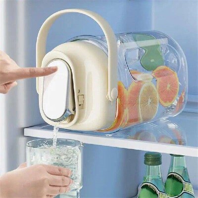 Mason Jar Pitcher Airtight Jug Juice Container Drink
