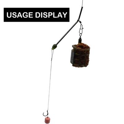 6pcs Carp Fishing Accessories Method Feeder Bait Cage Anti-t