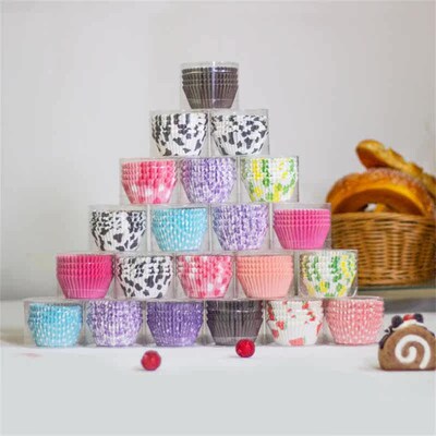 100PCS Muffins Cake Paper Cups Cupcake Wrappers Baking Cups