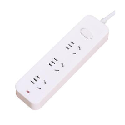 Power cord extension socket plug wire board with towing plat
