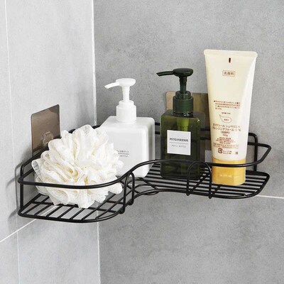 1/2PCS Bathroom Shelf Shower Wall Mount Shampoo Storage Hold