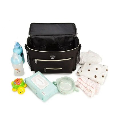 Waterproof Diaper Bag Large Capacity Mommy Travel Bag Multif