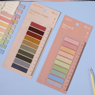 透明款便利贴纸transparent sticky note memo便利贴马卡龙色