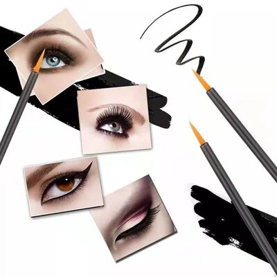 New 5/50Pcs Disposable Eye Makeup Eyeliner Brushes Wands App