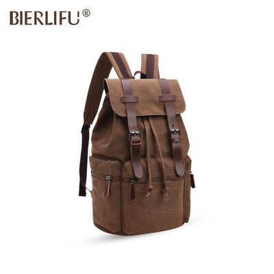 Retro Travel Casual Waterproof Wear-resistant Computer Bag S