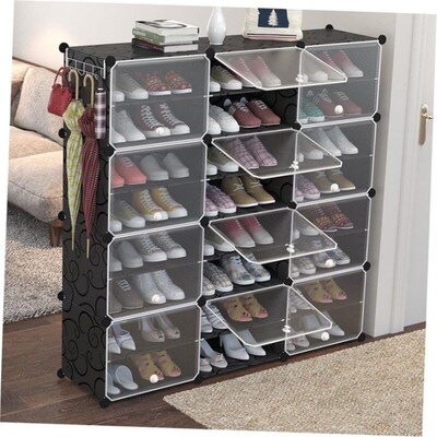 Dust proof shoe rack simple combination shoe storage cabinet