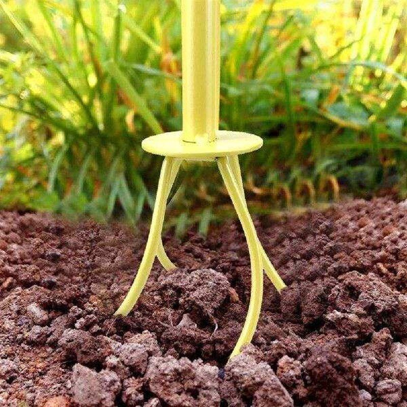 Cultivator Tiller Garden Soil Grabber Height Adjustable