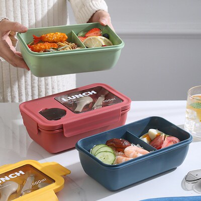 Bento Box Eco-Friendly Lunch Box Food Container Wheat Straw