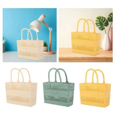 Shower Caddy Basket with Handles Drainage Large Capacity