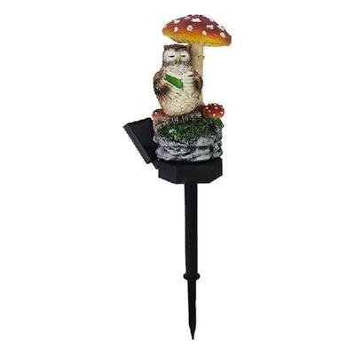 Solar Mushroom Lights For Outside Solar Fairy Statue LED