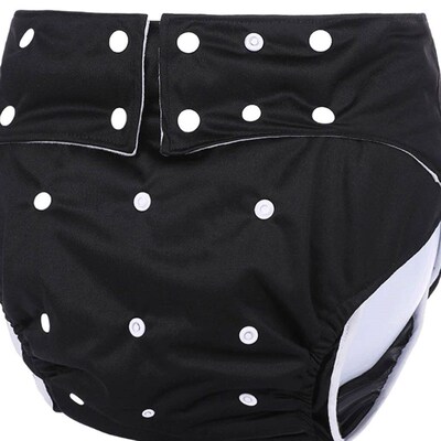 Adjustable Adult Cloth Diaper for Incontinence Washable Elas