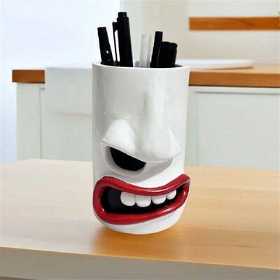 Funny Face Tissue Holder Novelty Tissue Dispenser Night