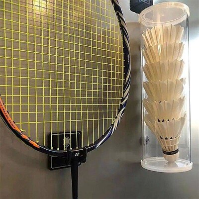 1Pcs Storage Rack Tennis Racket Holder No Hole Wall Mounted