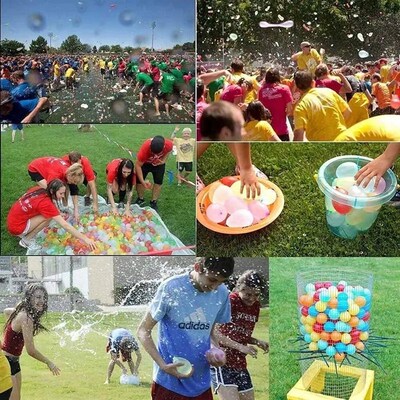 Filling Water Balloons Funny Summer Outdoor Toy Balloon Bund