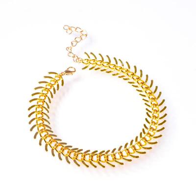 Brlet fashion ins cold wind brlet tend fishbone brlet alloy