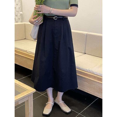 MMC skirt womens spring new figure-flattering all-matching