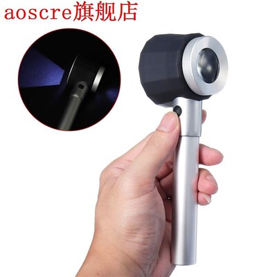 .. Handheld 45X Folding Linen Tester Metal Magnifiers Cloth